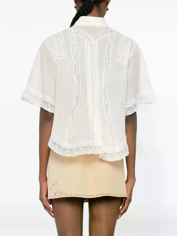 Ermanno Scervino Lace-panel Shirt