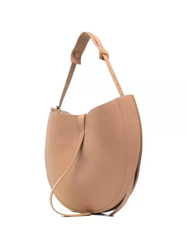 MINOBOSSI Liz Leather Shoulder Bag - Neutrals