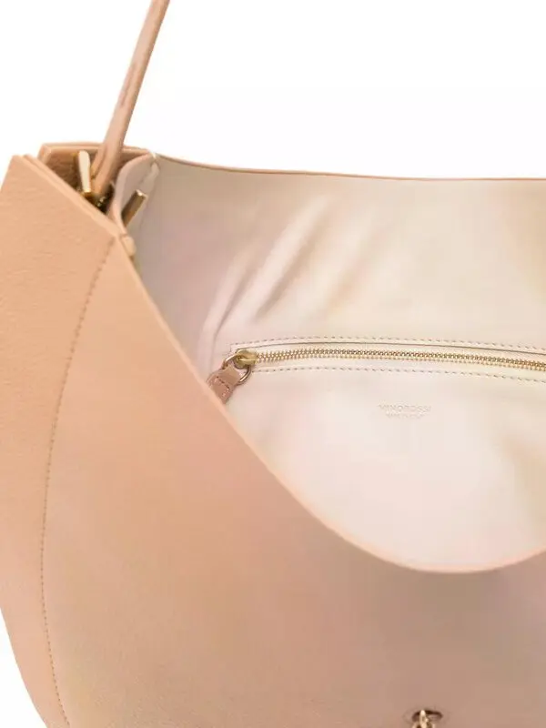 MINOBOSSI Liz Leather Shoulder Bag - Neutrals