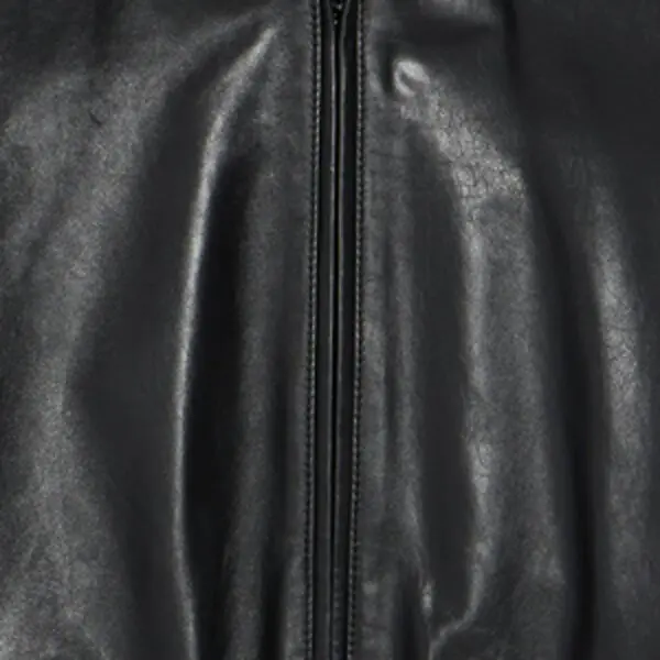 Balenciaga Leather Harrington Jacket - Black