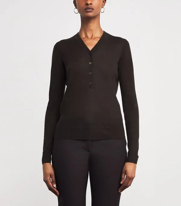 JOSEPH Cashair Gillies Henley Sweater