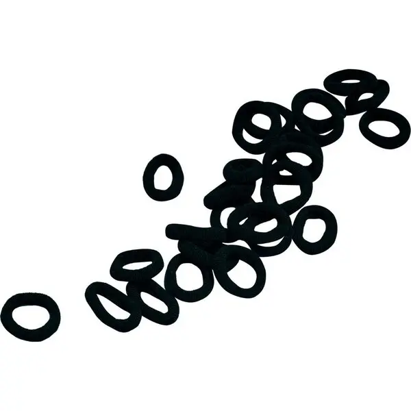 GIMME BEAUTY Braid Ends Mini Hair Bands - Black
