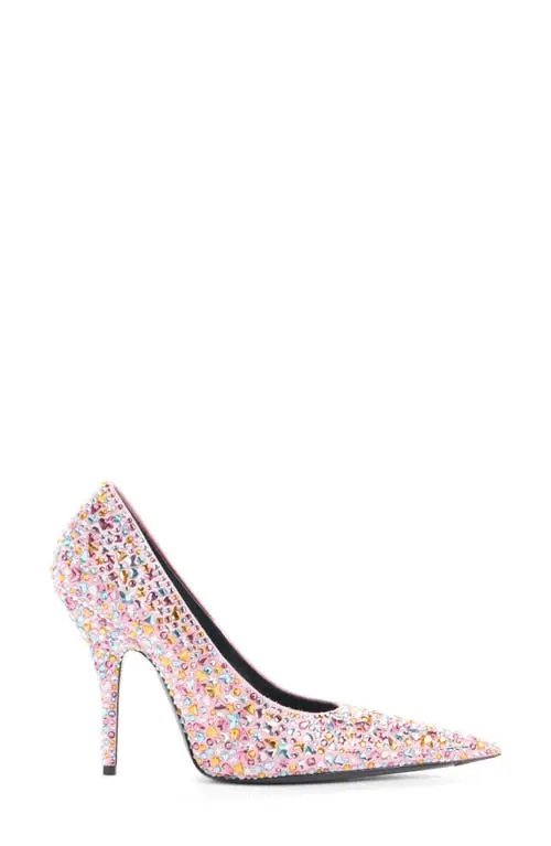 Balenciaga Knife Embellished Pumps - Pink/multicolor