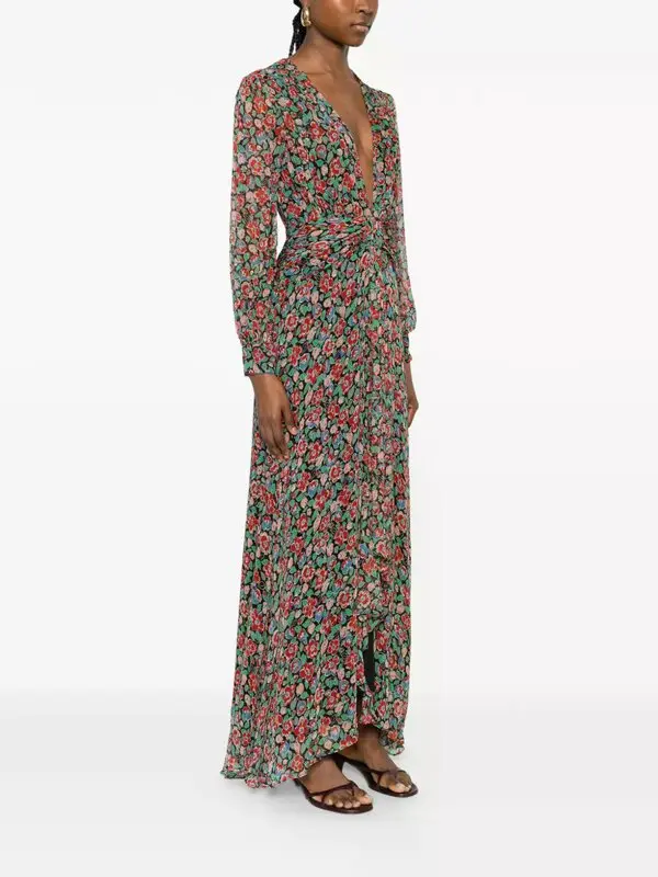 Rixo Meera Maxi Dress - Black