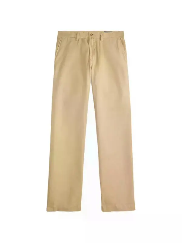Polo Ralph Lauren Embroidered Chino Trousers - Neutrals