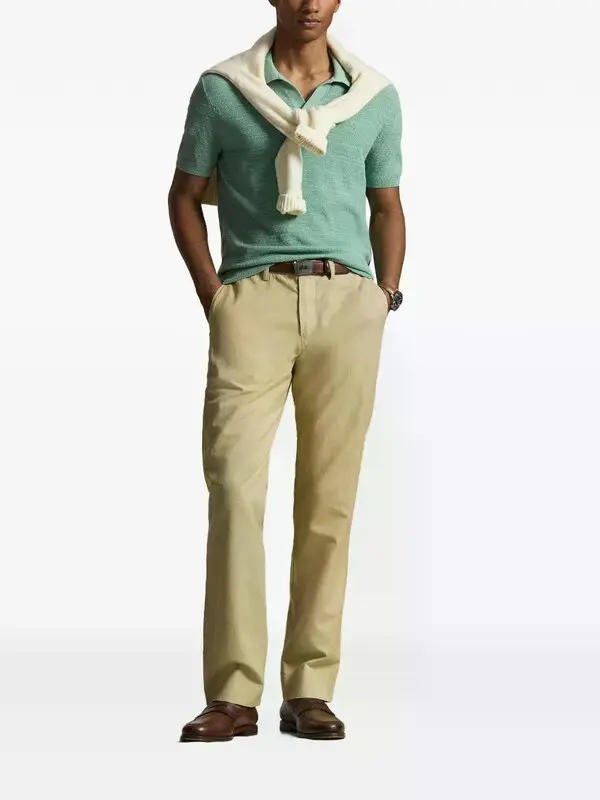 Polo Ralph Lauren Embroidered Chino Trousers - Neutrals