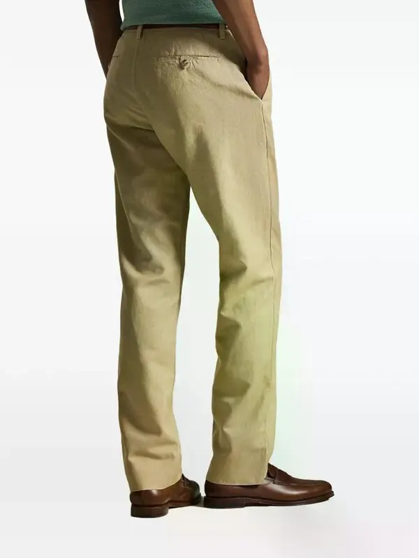 Polo Ralph Lauren Embroidered Chino Trousers - Neutrals