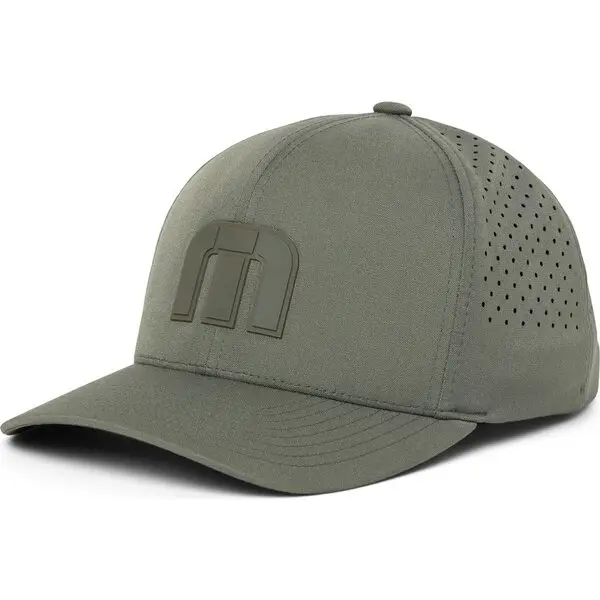 Travis Mathew Bahamas Tech Snapback Cap - Dark Olive