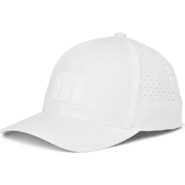 Travis Mathew Bahamas Tech Snapback Cap - White