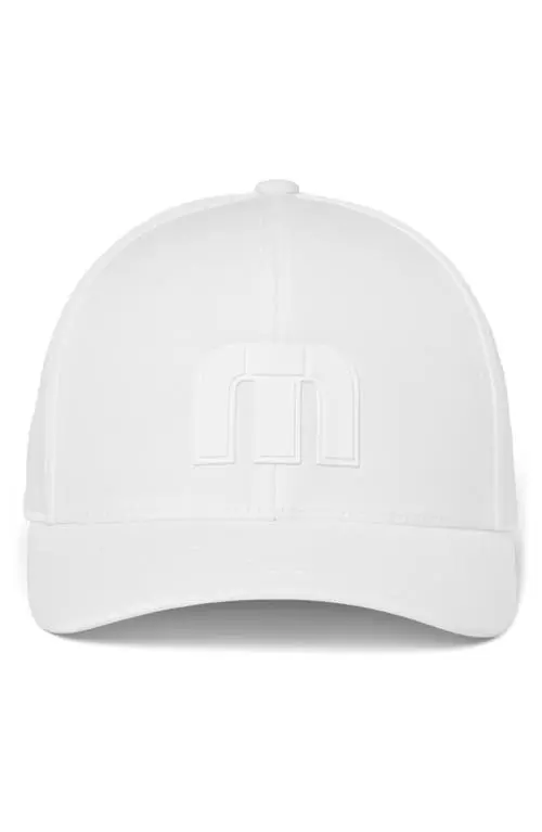 Travis Mathew Bahamas Tech Snapback Cap - White
