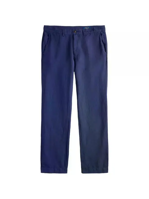 Polo Ralph Lauren Embroidered-logo Trousers - Blue