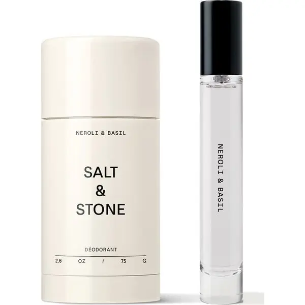 SALT & STONE Neroli & Basil Deodorant & Mini Body Mist Set $30 Value - No Color