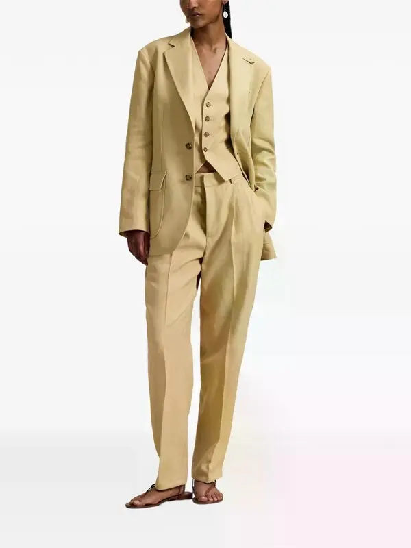 Polo Ralph Lauren Buttoned Hemp Vest - Neutrals