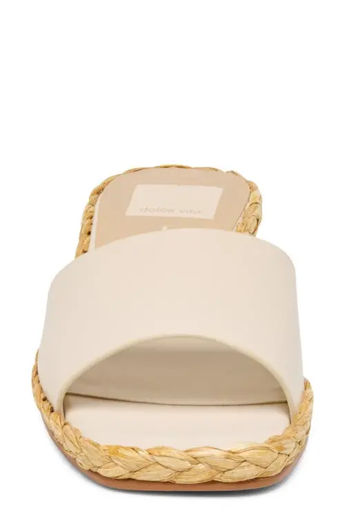 Dolce Vita Dixi Suede Slide Sandal - Bone Leather
