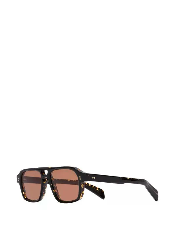 CUTLER & GROSS Tortoiseshell Sunglasses - Black