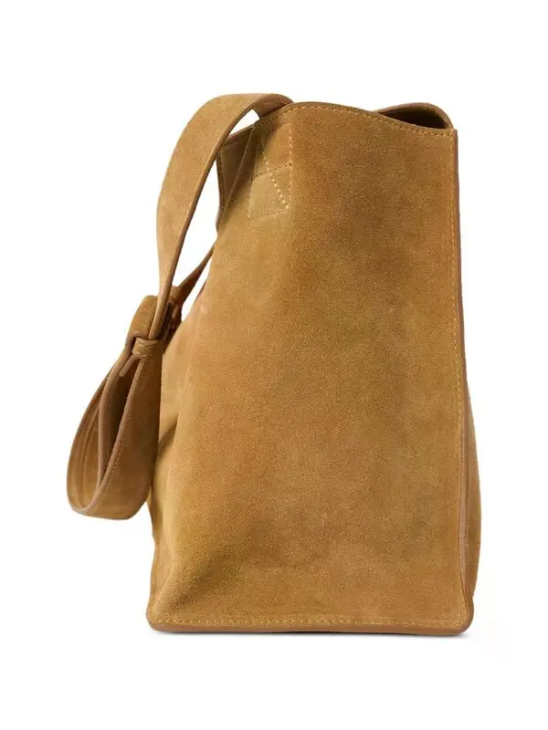 Studio Nicholson Shiboru Trapezoid Suede Bag - Brown