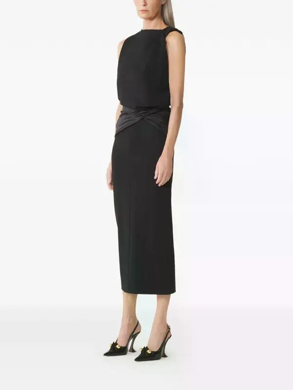 LANVIN Open-back Midi Dress - Black