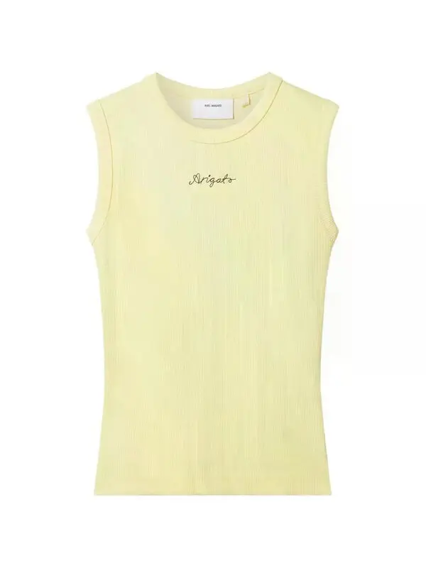 Axel Arigato Ribbed Scoop-neck Tank Top