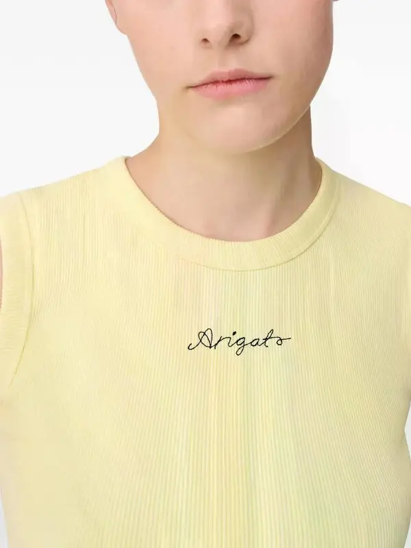Axel Arigato Ribbed Scoop-neck Tank Top