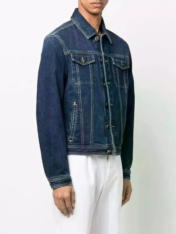 MOORER Denim Long-sleeve Jacket