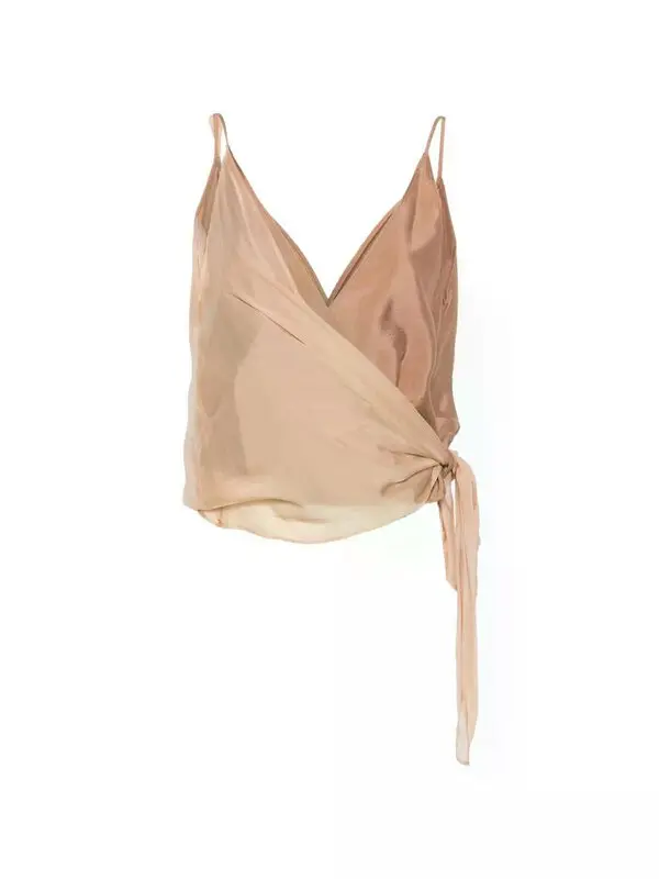 ALYSI V-neck Tie Top