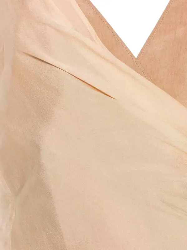 ALYSI V-neck Tie Top