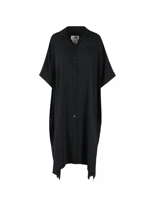 MAISON MARGIELA Pointed-collar Button Midi Dress