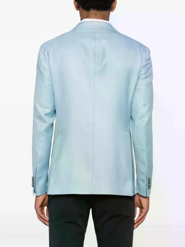 Tagliatore Single-breasted Blazer - Blue