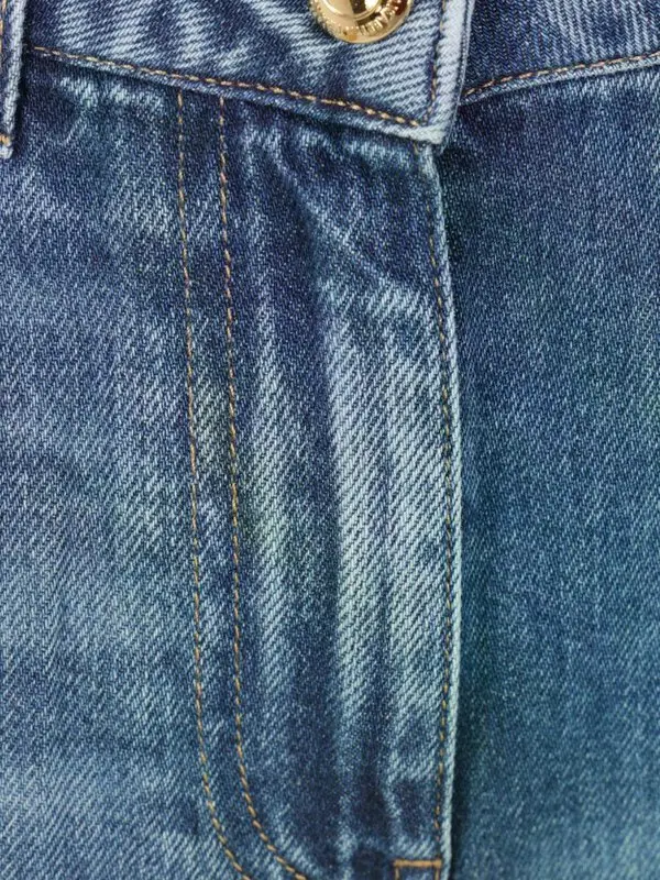 Elisabetta Franchi Denim Zip Shorts