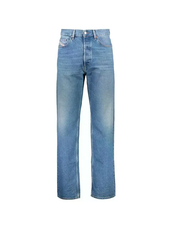 DIESEL® Faded Straight Leg Jeans