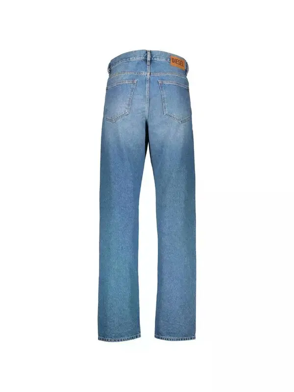 DIESEL® Faded Straight Leg Jeans