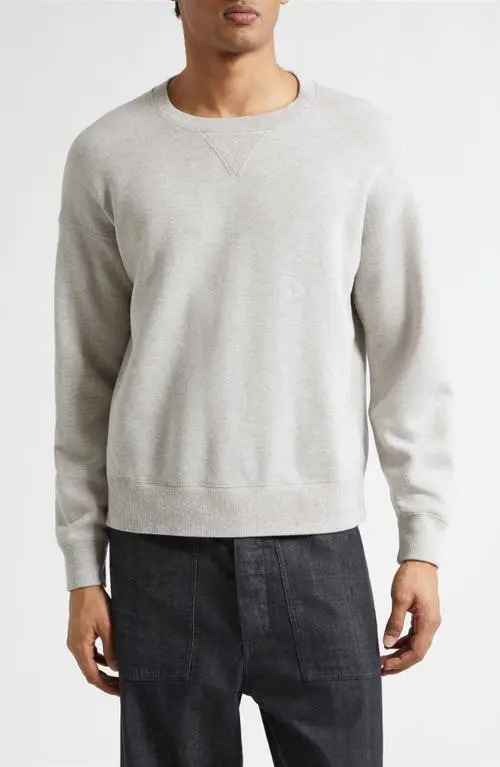 Visvim Jumbo Fine Wool & Cotton Sweatshirt - Grey