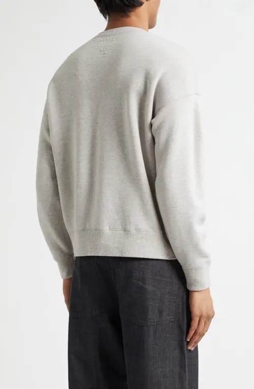 Visvim Jumbo Fine Wool & Cotton Sweatshirt - Grey