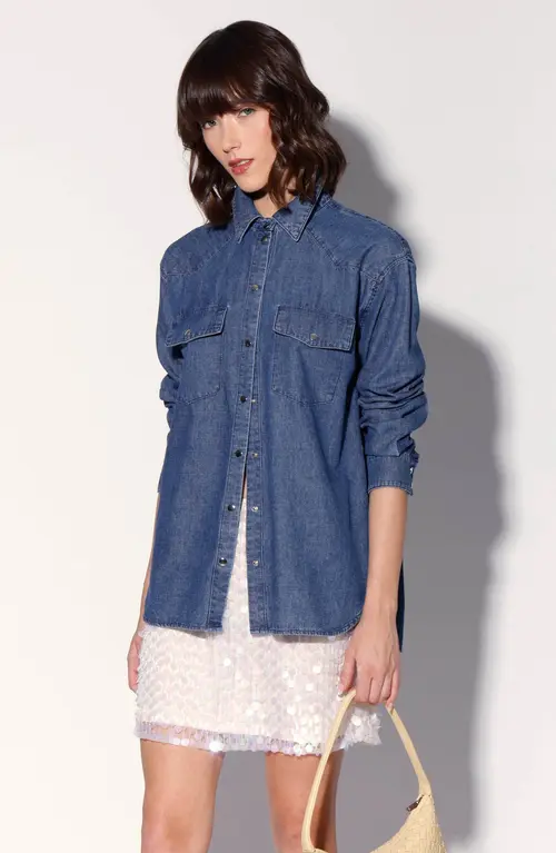 Walter Baker Becky Button-up Top