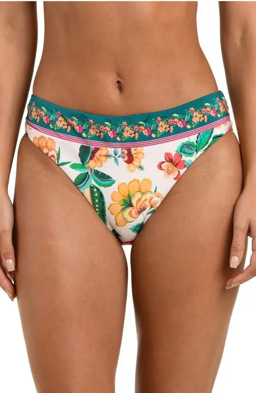 SUNSHINE 79 Zen Garden Hipster Bikini Bottom - Blue/green Multi