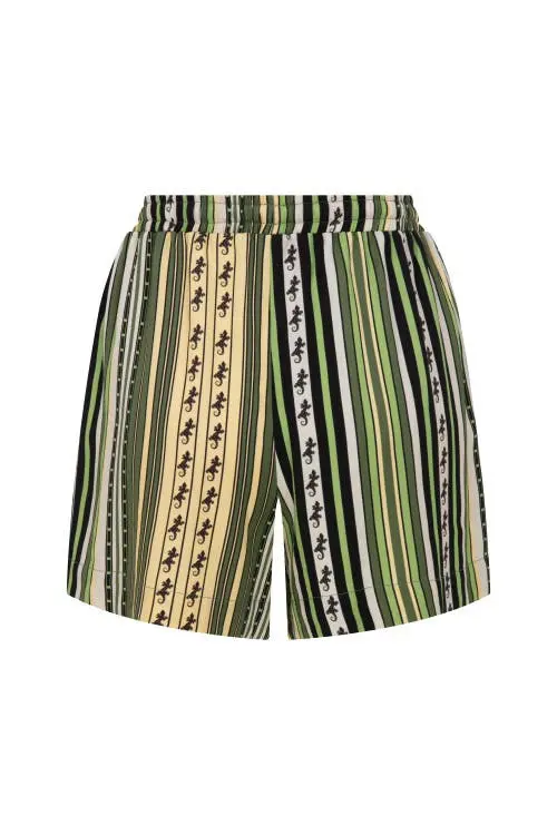 JE TE VEUX Printed Drawstring Shorts