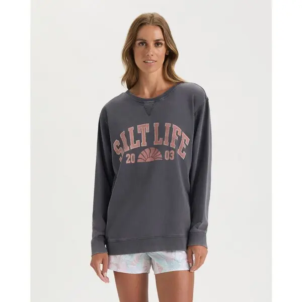 SALT LIFE Local Time Sweatshirt - Storm