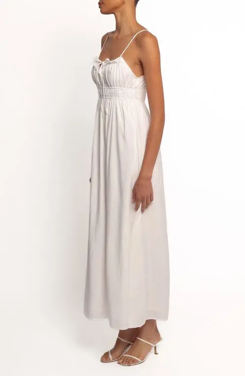 PETAL & PUP Ceres Front Tie Maxi Dress