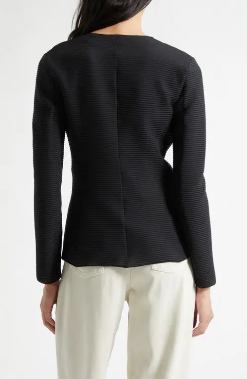 Emporio Armani Rib Jersey Jacket
