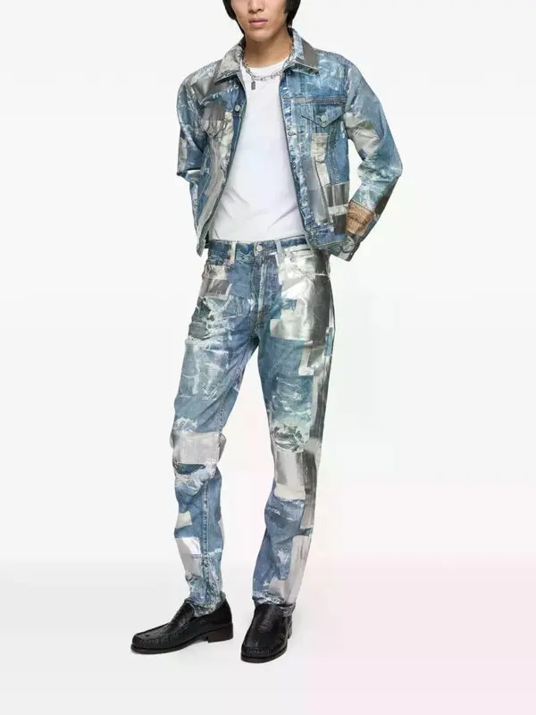 Acne Studios Patchwork Denim Jacket