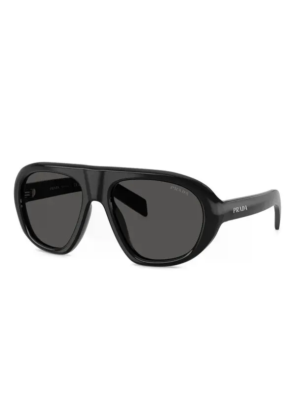 Prada Wrap-frame Tinted Sunglasses