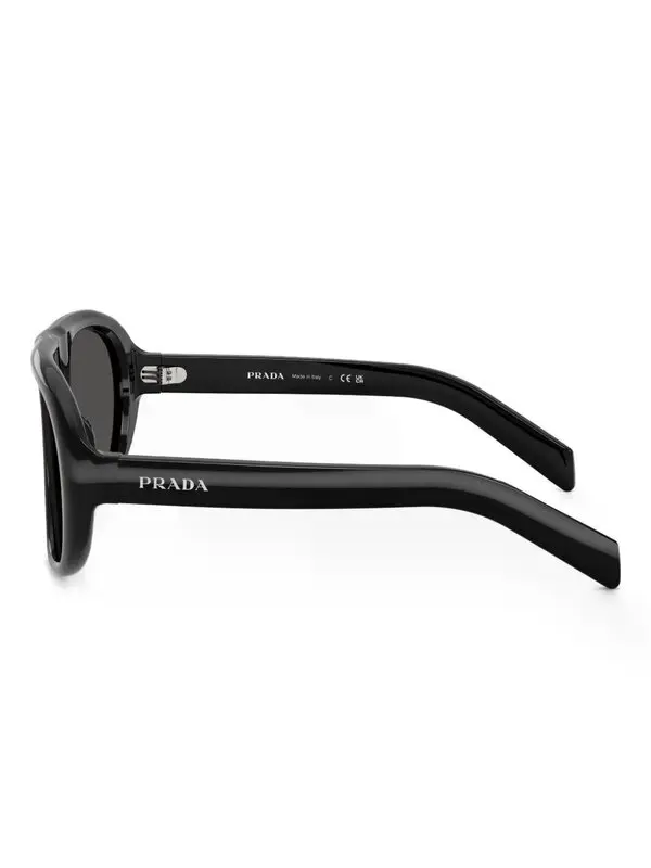 Prada Wrap-frame Tinted Sunglasses