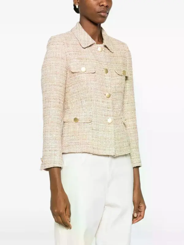 Tagliatore Button Pocket Jacket - Neutrals