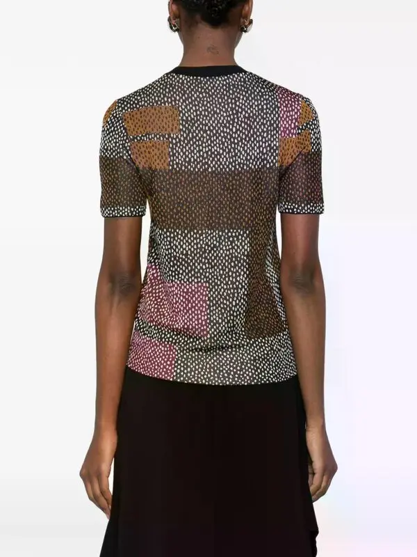Fendi Geometric-pattern T-shirt