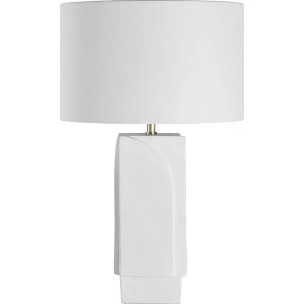 RENWIL Scavo Ceramic Table Lamp - White