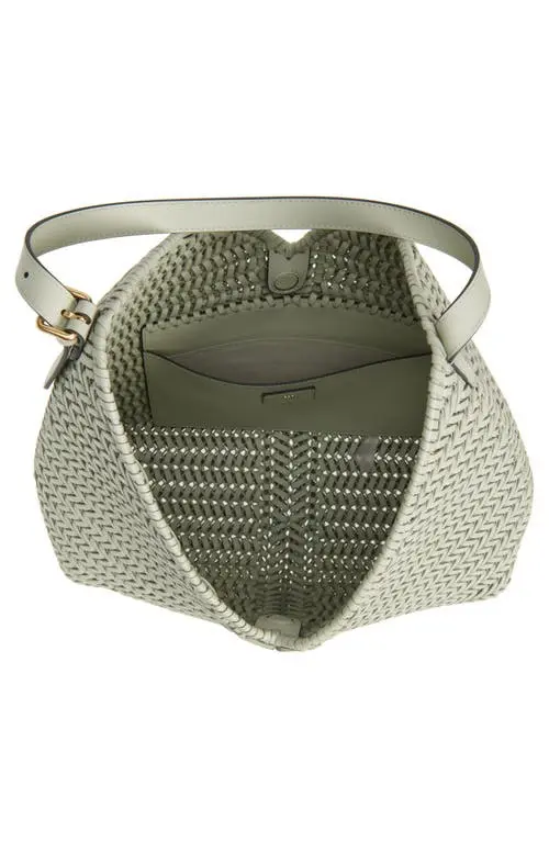 ANYA HINDMARCH Neeson Tassel Leather Hobo Bag - Iceberg