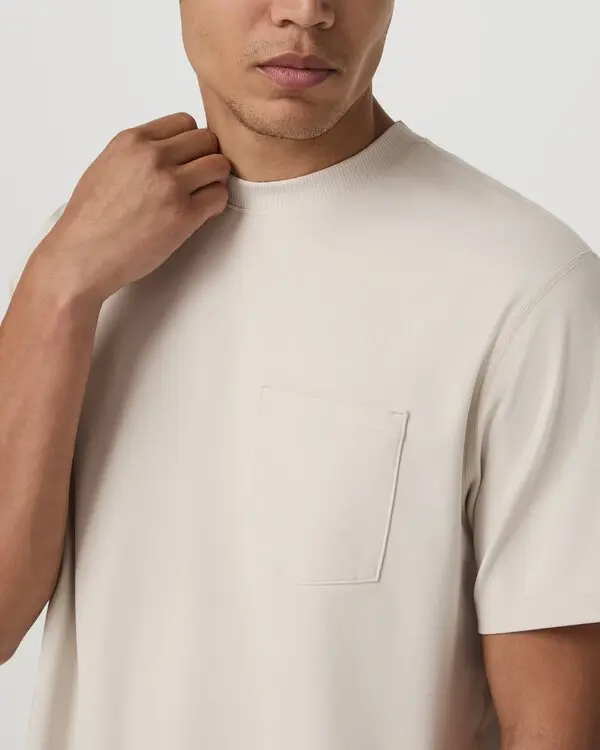 Vuori Short Sleeve Ponto Pocket T-shirt Relaxed Fit - Bone