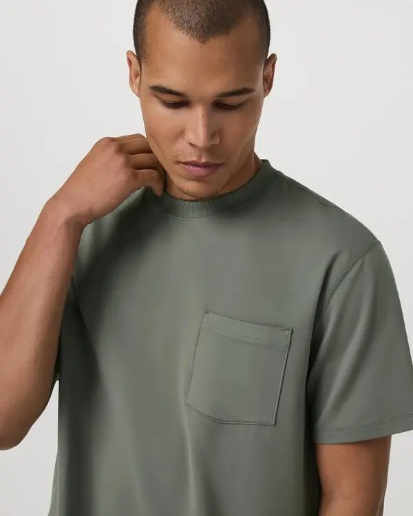 Vuori Short Sleeve Ponto Pocket T-shirt Relaxed Fit - Light Oregano