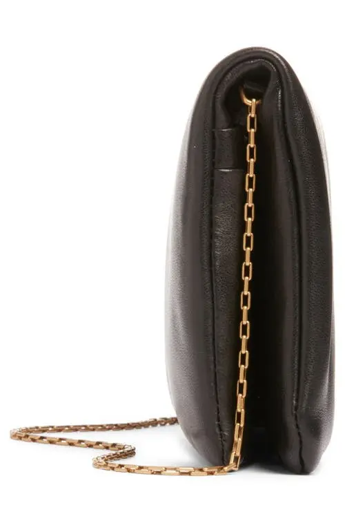 Saint Laurent Small Calypso Leather Wallet On A Chain