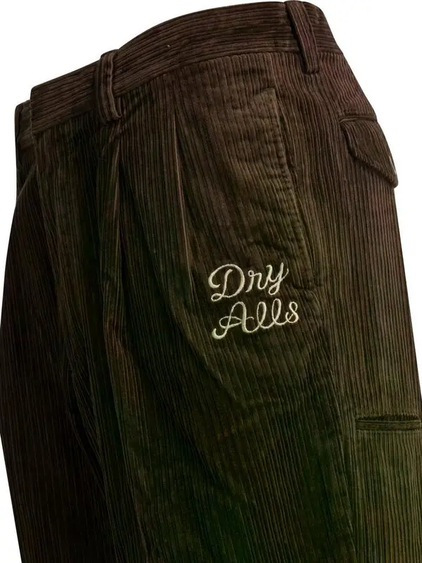 HUMAN MADE Corduroy Embroidered Trousers